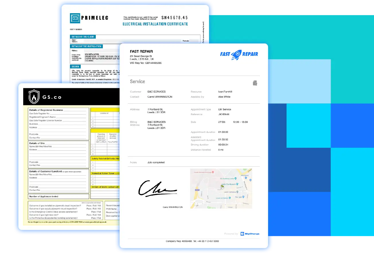 Job Sheets | Job Sheets Software App | BigChange